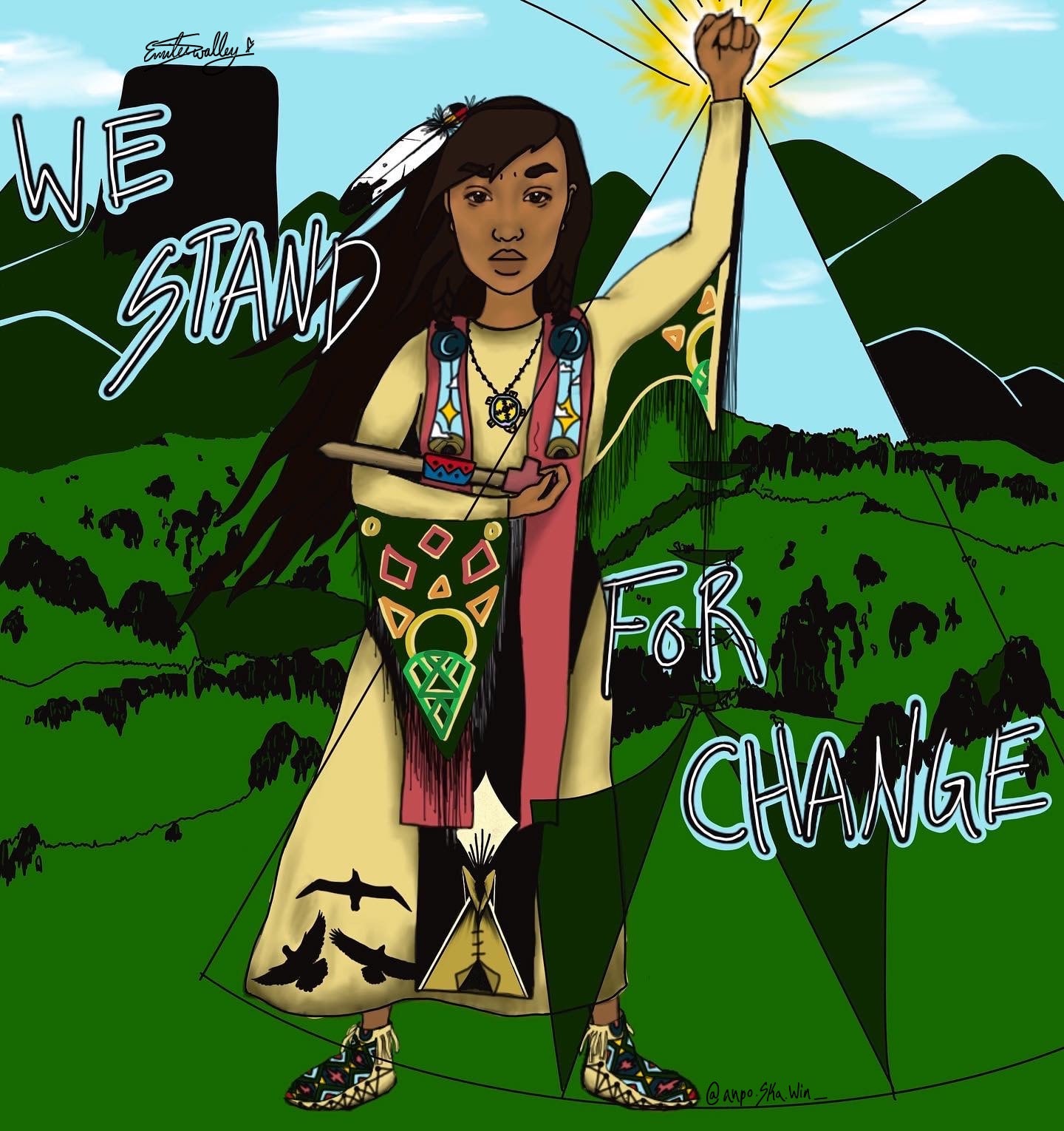 Native Power Poster | Wani Wacin Art Studio